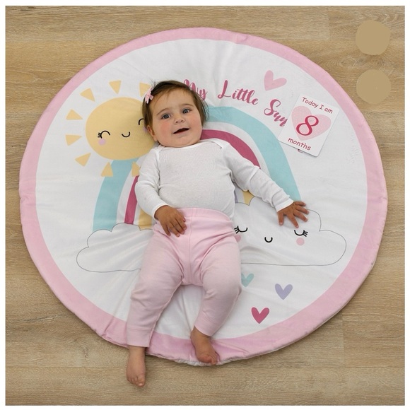 Toys | New Nip Parents Choice Milestone Play Mat Baby Girl Ranbow ...